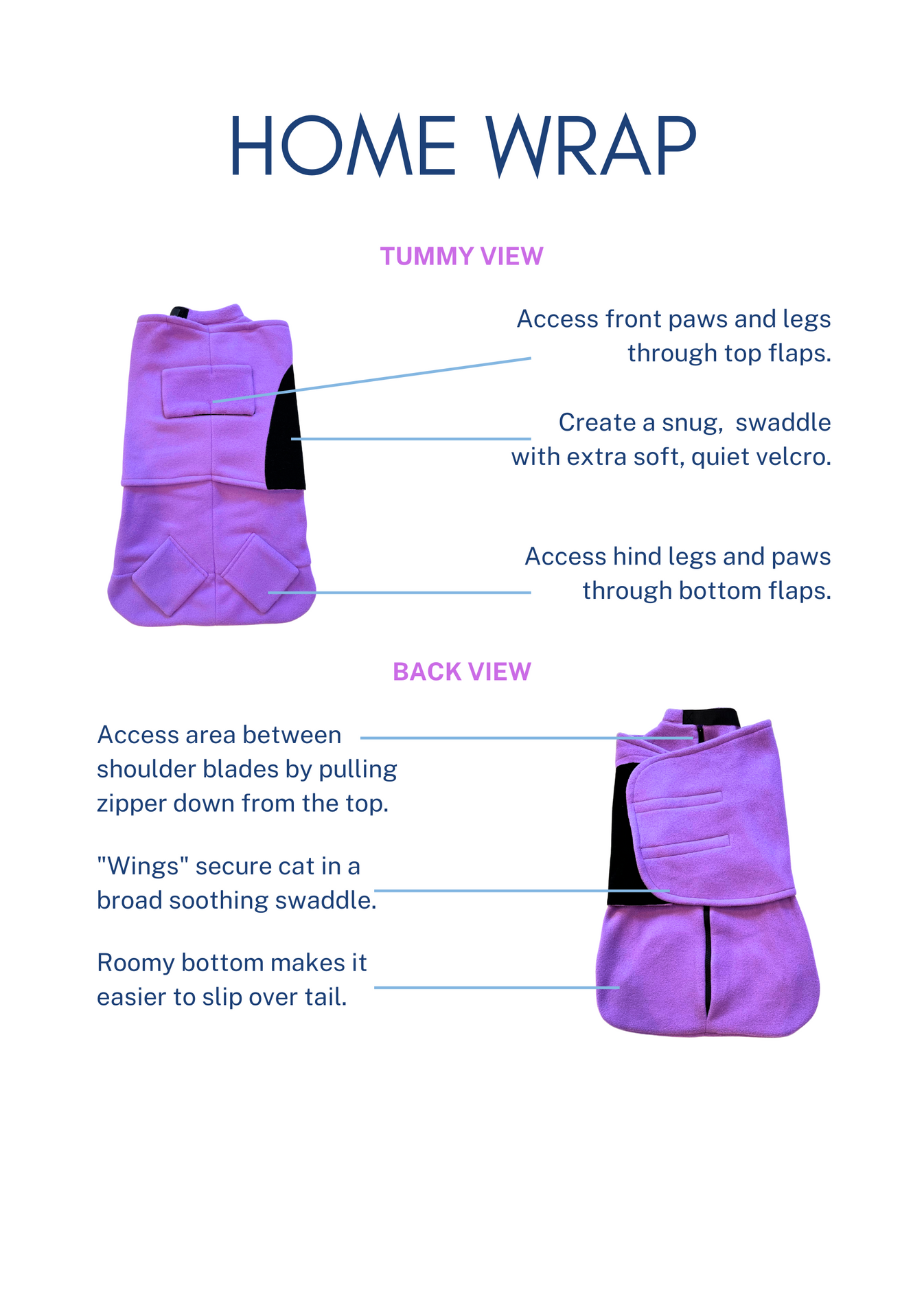 Home Cat Wrap – Calm & Cozy Cat Wrap